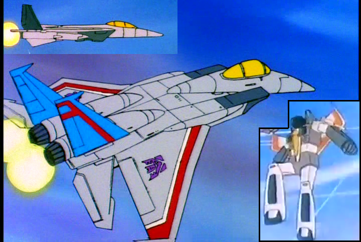 Transformers Animated Starscream Jet