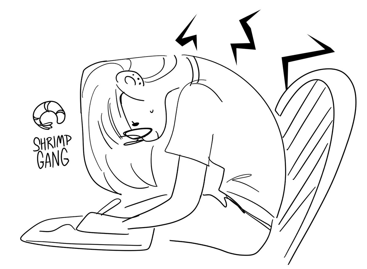 「Gunna stop drawing for today 」Mynoの漫画