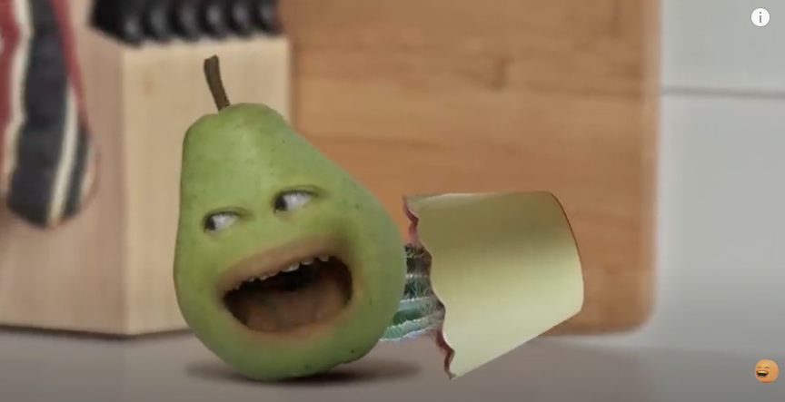 Annoying Orange Pear Dies