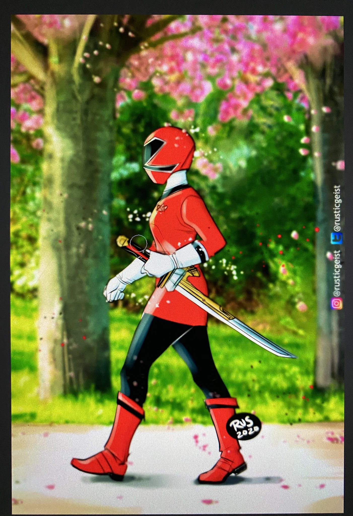 Power Rangers Super Samurai Red Ranger Lauren