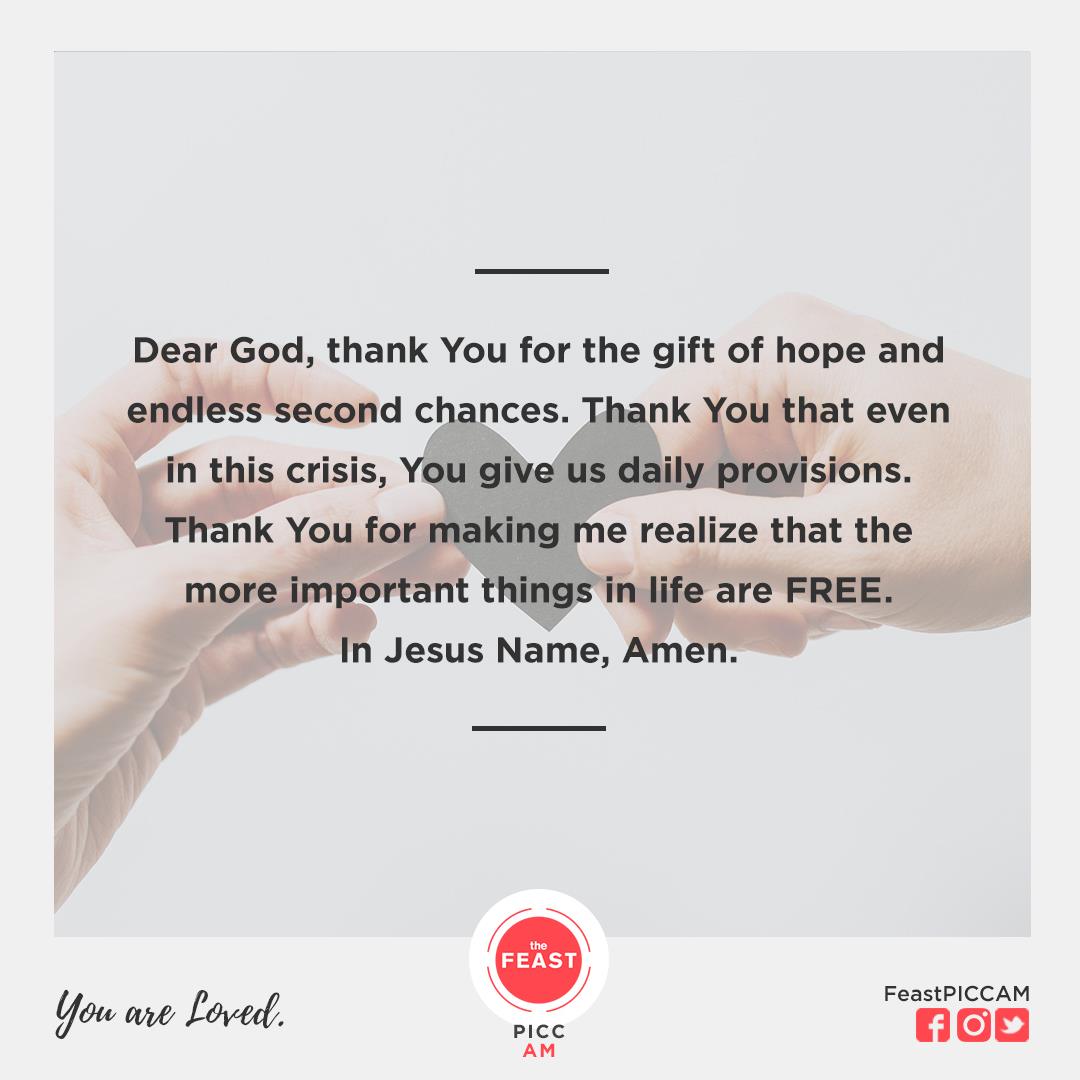 Thank You Letter For God