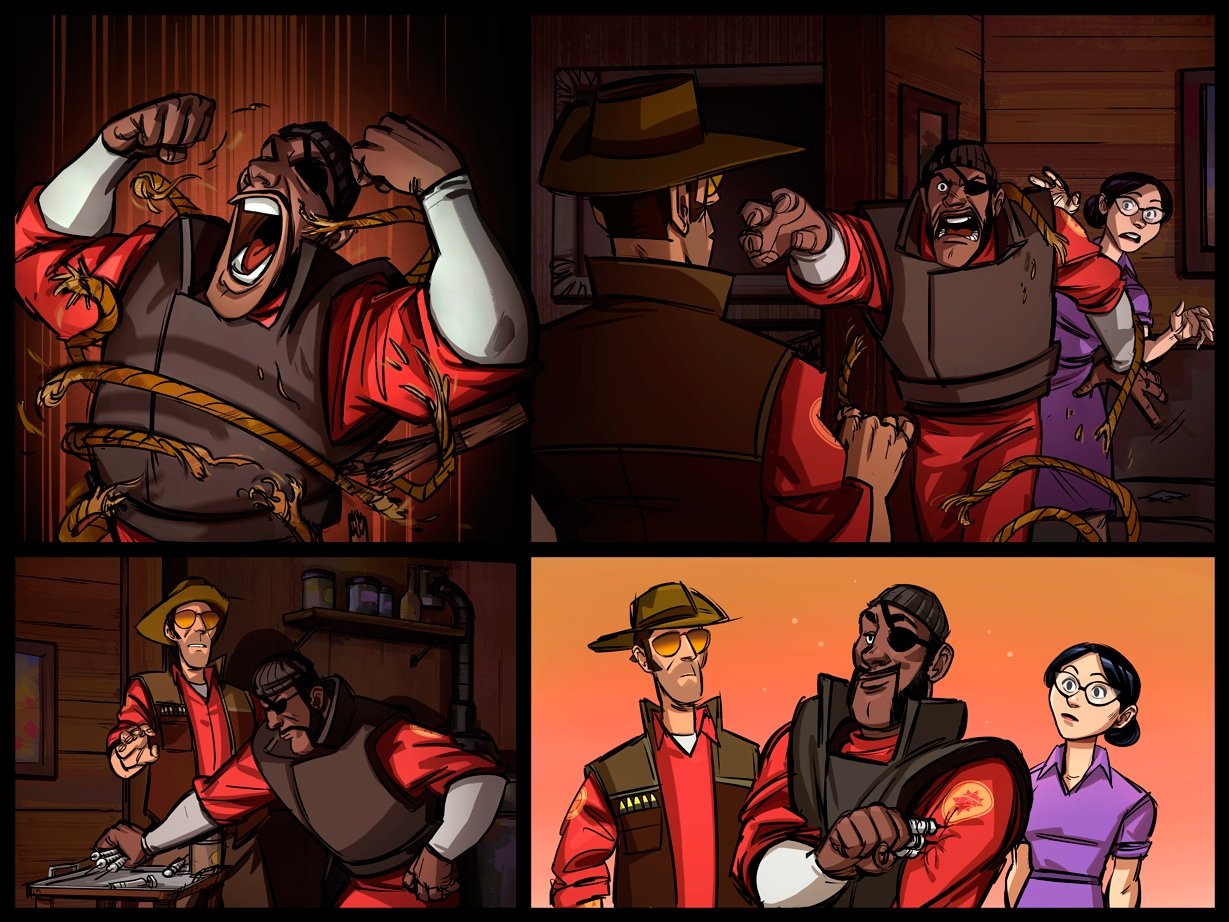 Team Fortress 2 Comics Official