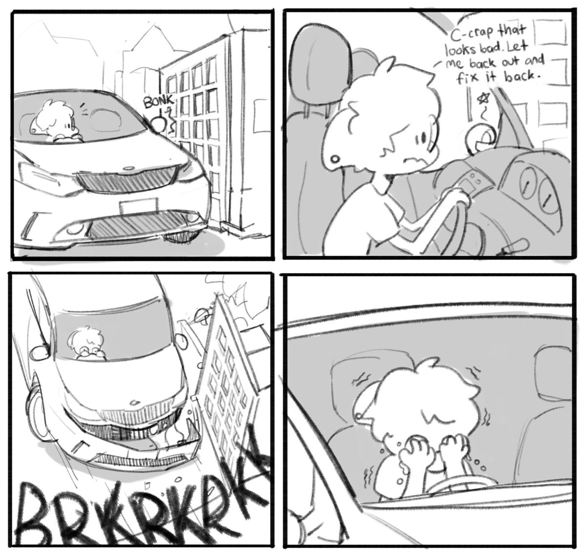 「I'm never driving again 」|stevie 🌺の漫画