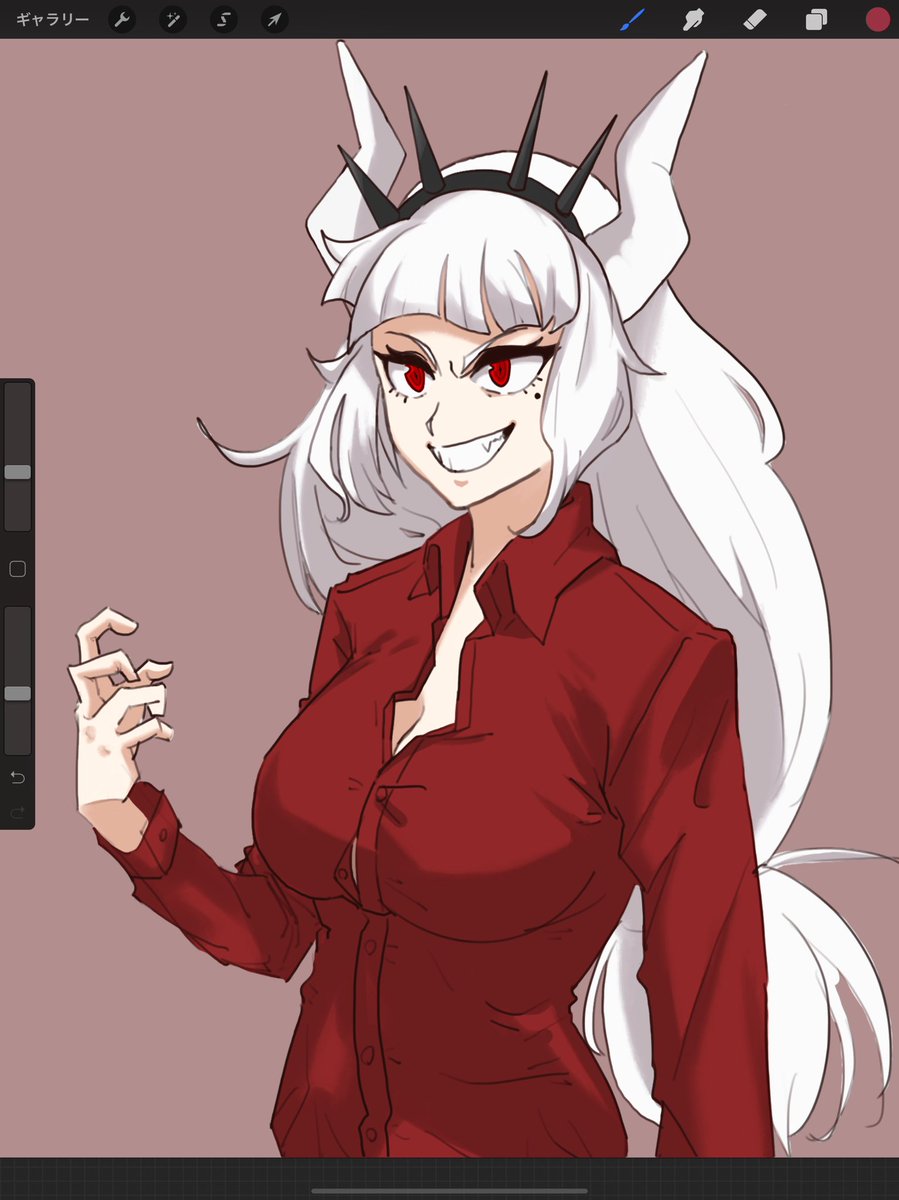 helltaker「CEOルシファー様 #Helltaker 」|econのイラスト