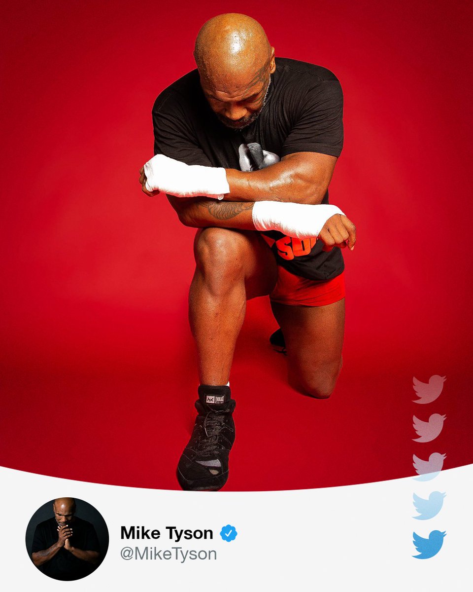 Mike Tyson shared this photo to his Twitter account Monday. (h/t ESPN ...