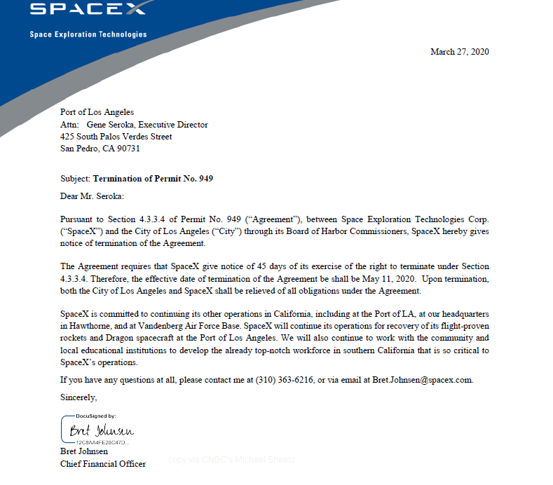 Spacex Letters Logo On Rocket