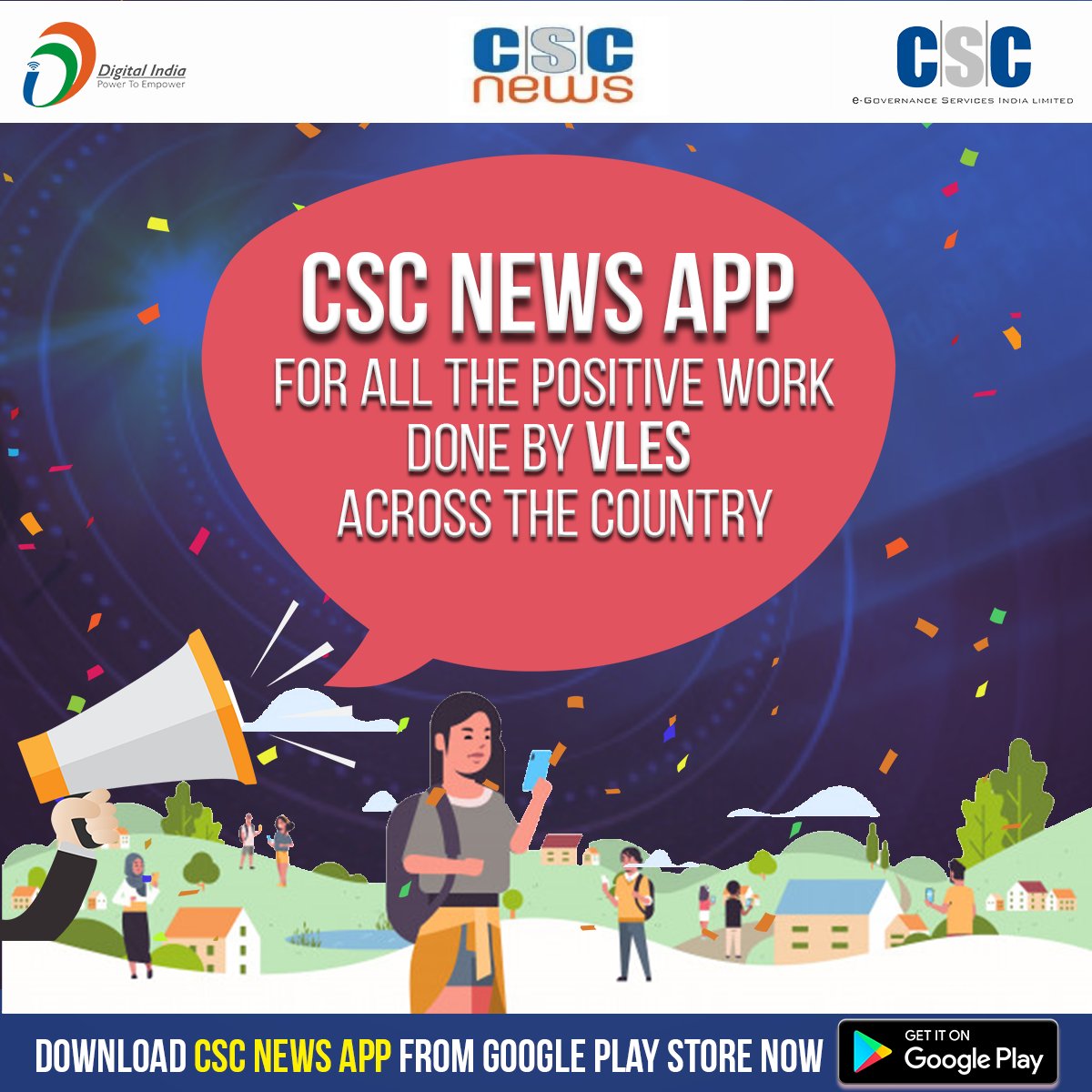 CSCeGov on Twitter: "CSC News App For all the Positive Work done by VLEs across the country ...