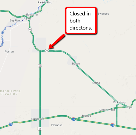 *CLOSURE* *PLEASE SHARE* State Route 72 is CLOSED in both directions at ...