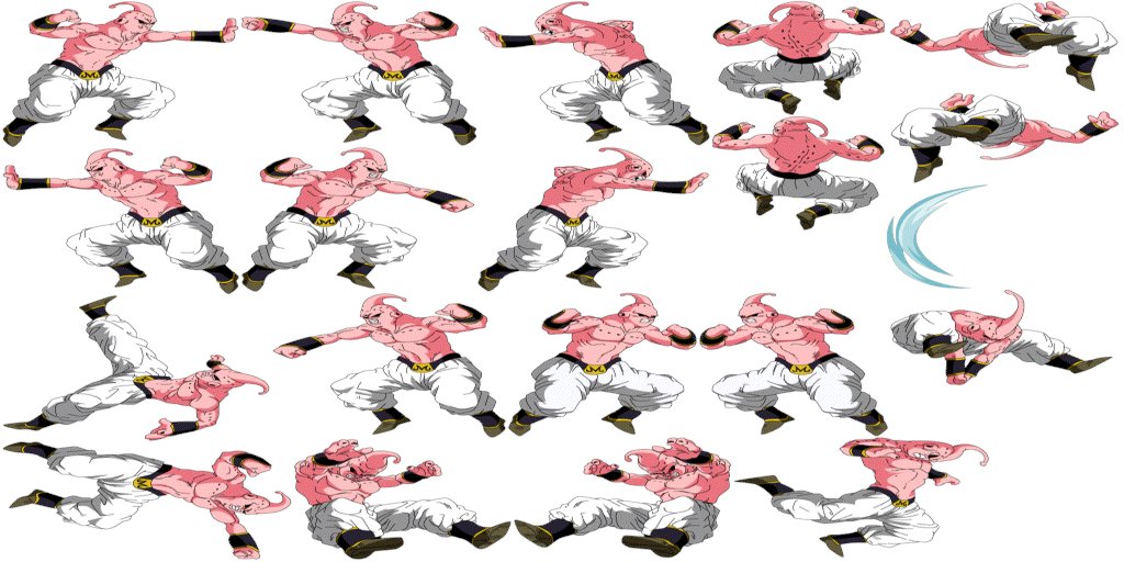 Buu Sprites Game Boy Advance Dragon Ball Z: Supersonic Warriors