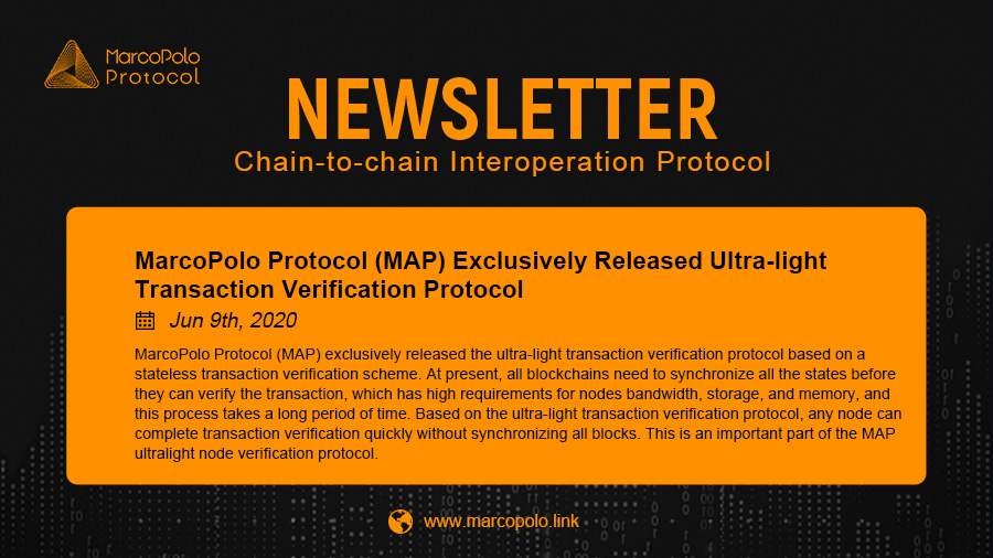 MAP Protocol on Twitter: "MarcoPolo Protocol #Newsletter - Jun 9th, 2020 MarcoPolo Protocol (MAP ...