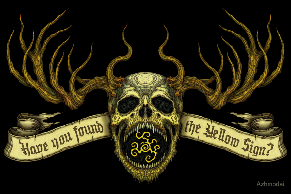 The Yellow Sign Wallpaper