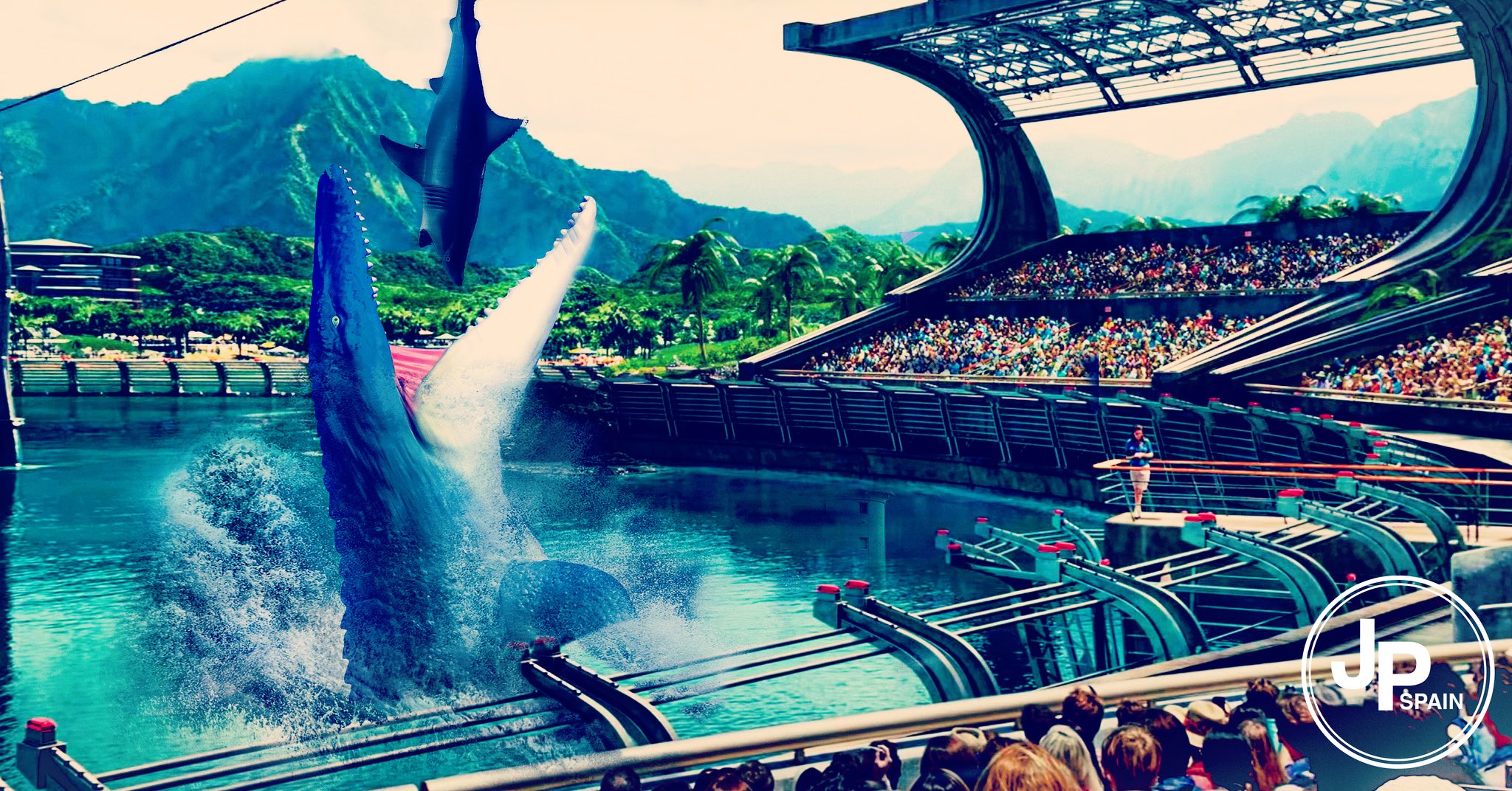Jurassic World Mosasaur Feeding Show