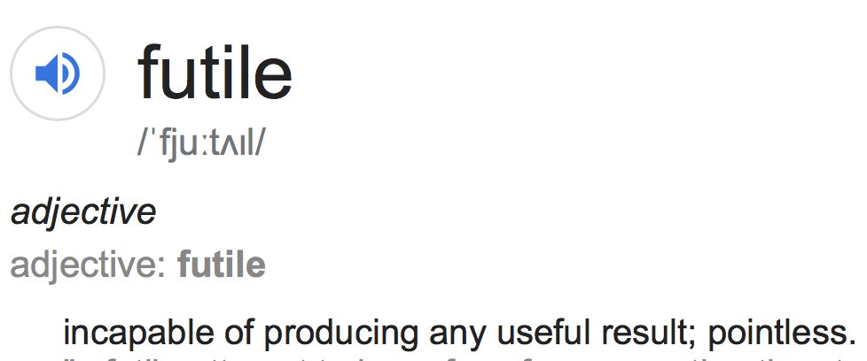 Futile Definition