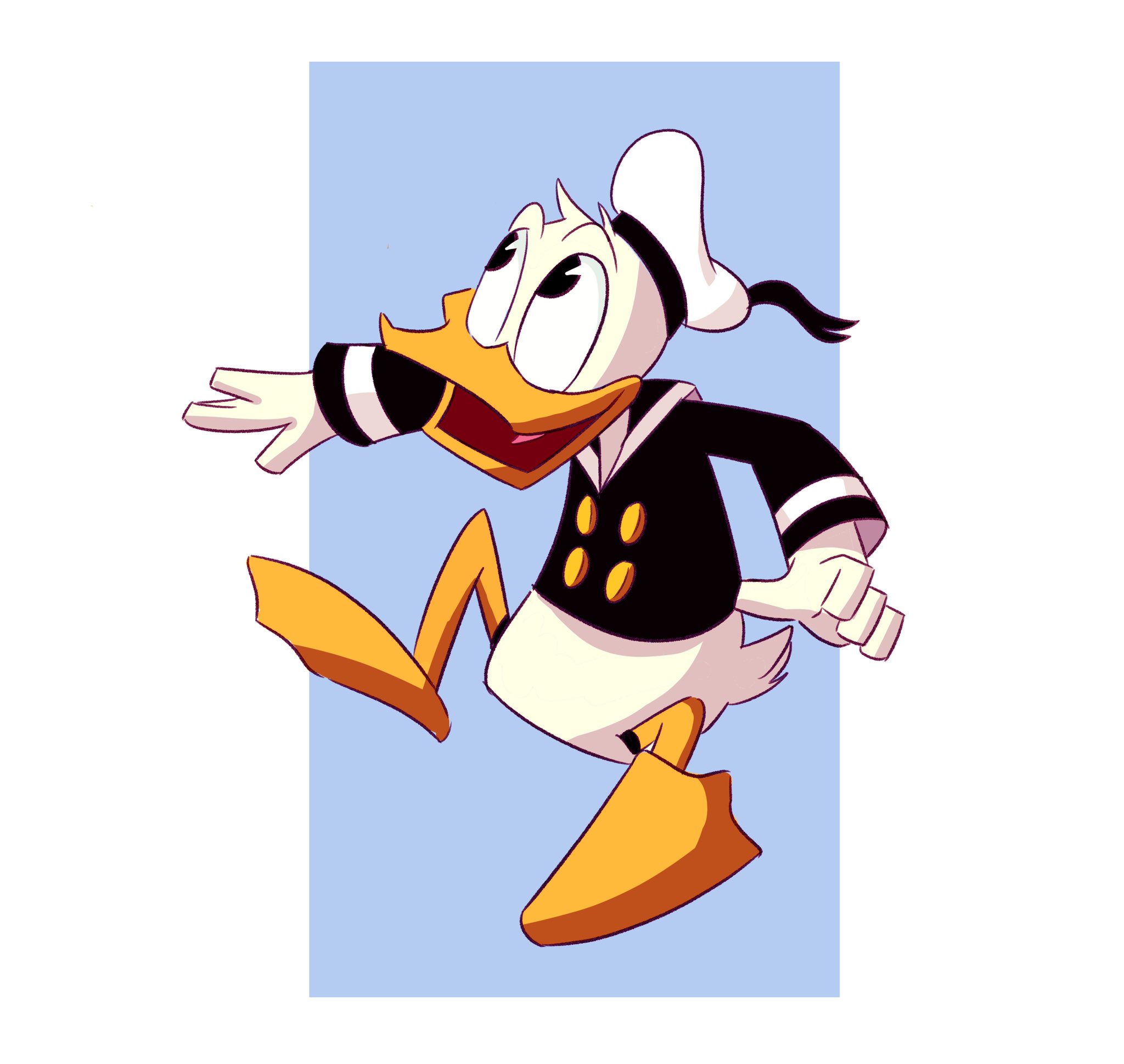 Donald Duck Happy