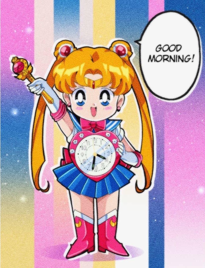 Sailor Moon Clock