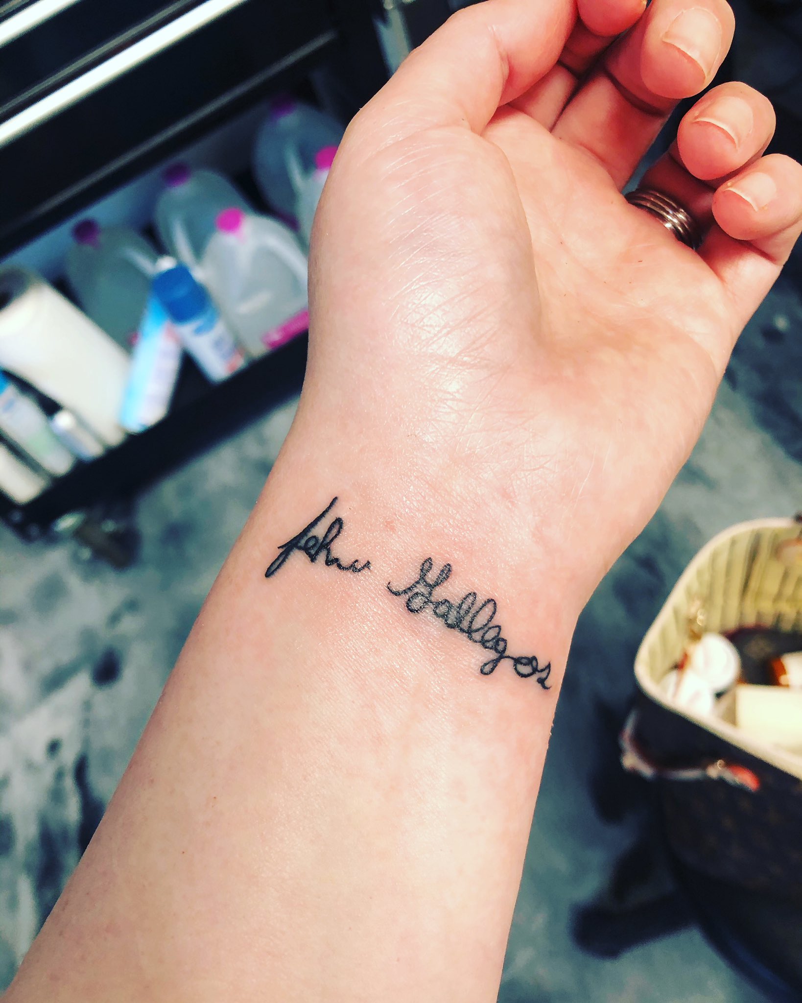 Always Wrist Tattoo