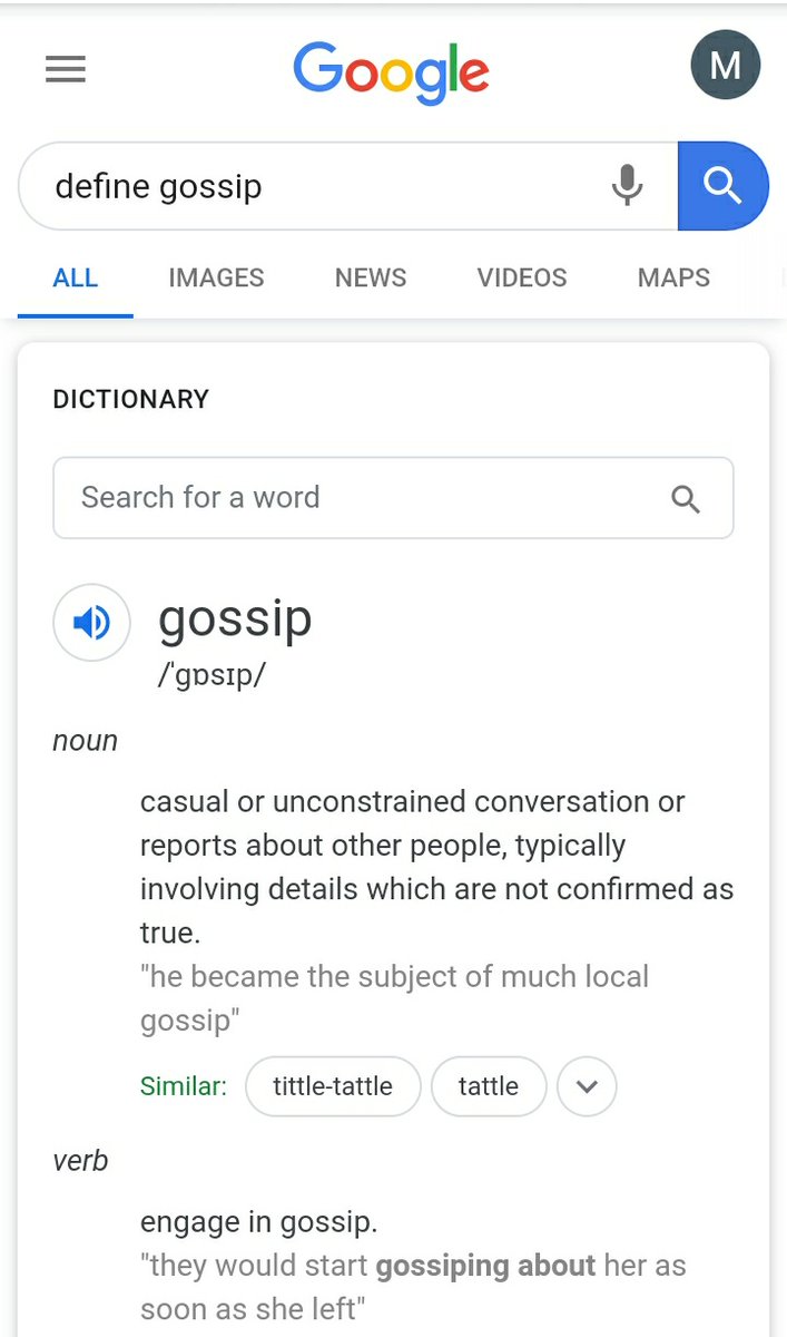 Gossip Definition