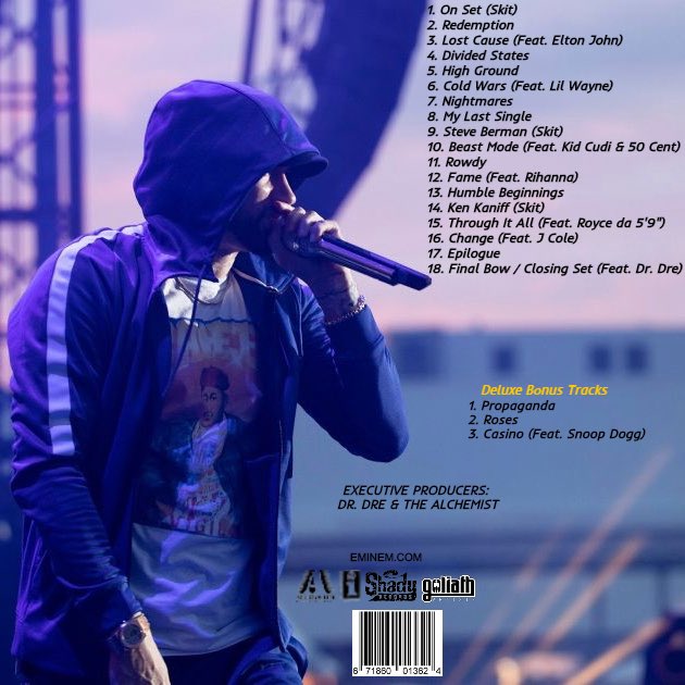 Eminem Redemption Album Cover