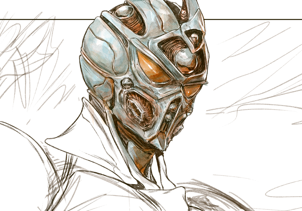 Guyver 1 Drawing