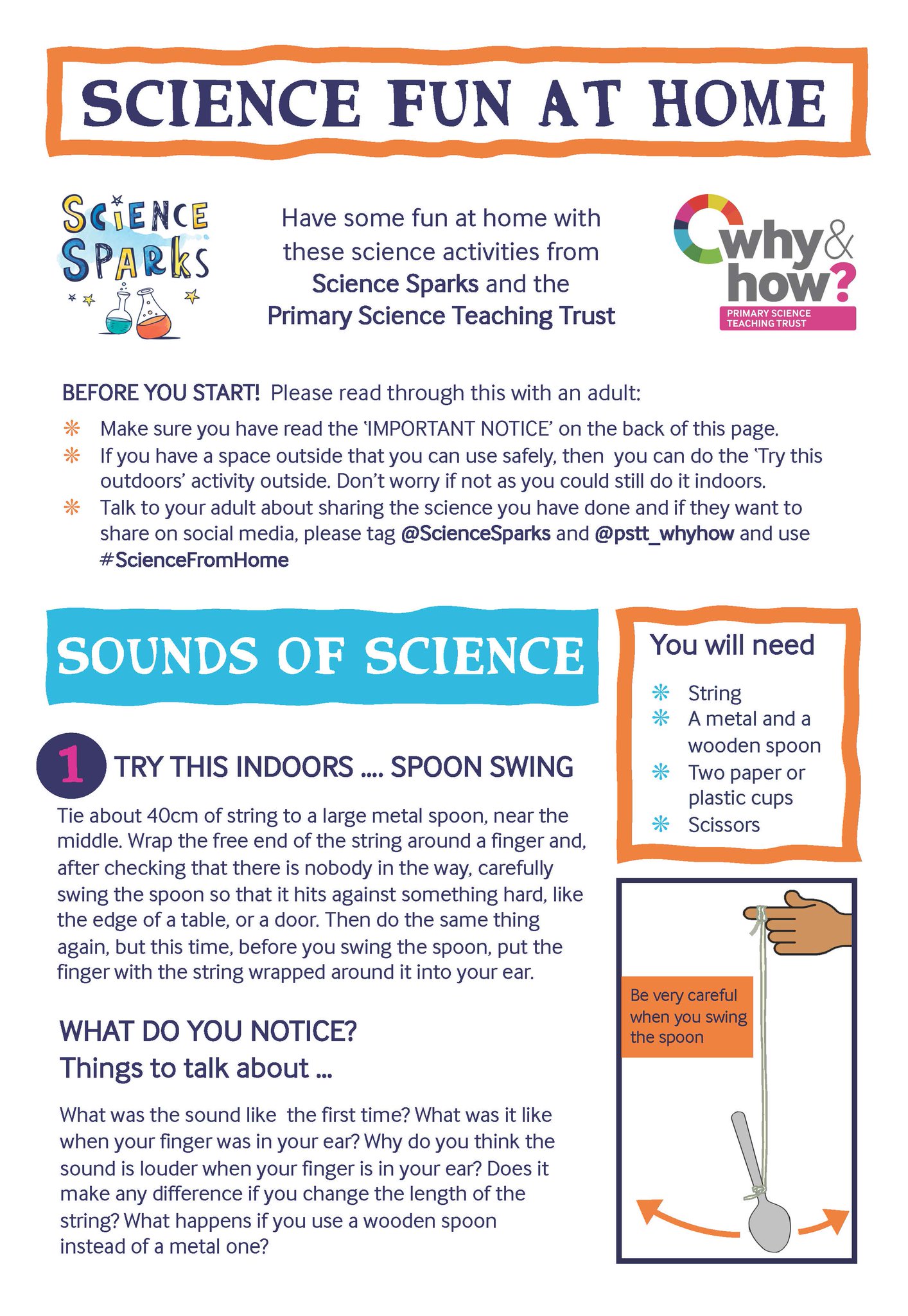 PSTT on Twitter: "Learn how sound travels through different materials ...