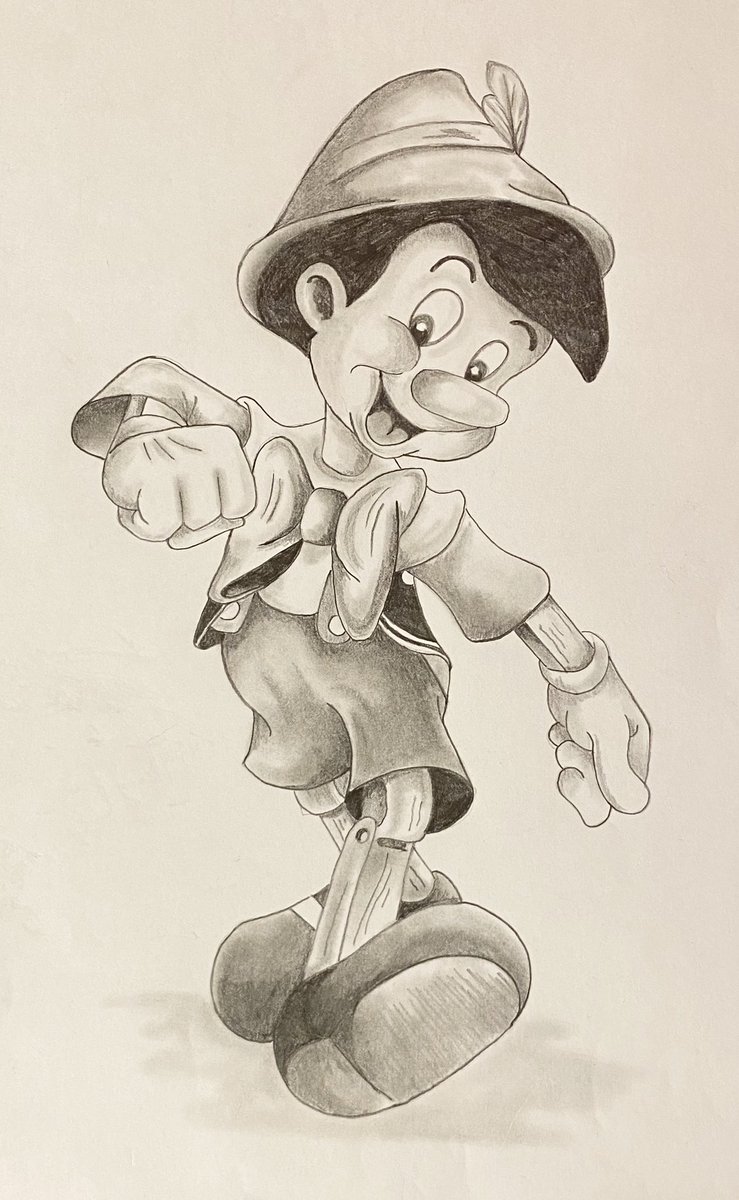 Pinocchio Long Nose Drawing