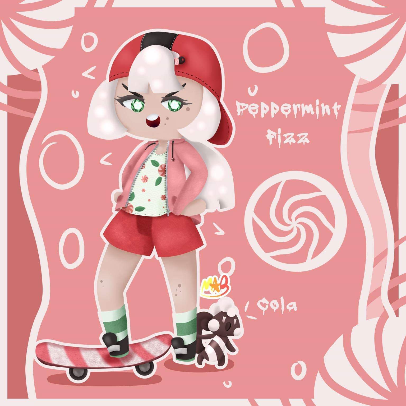 Peppermint Fizz Strawberry Shortcake