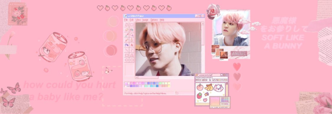 Light Pink Headers For Twitter