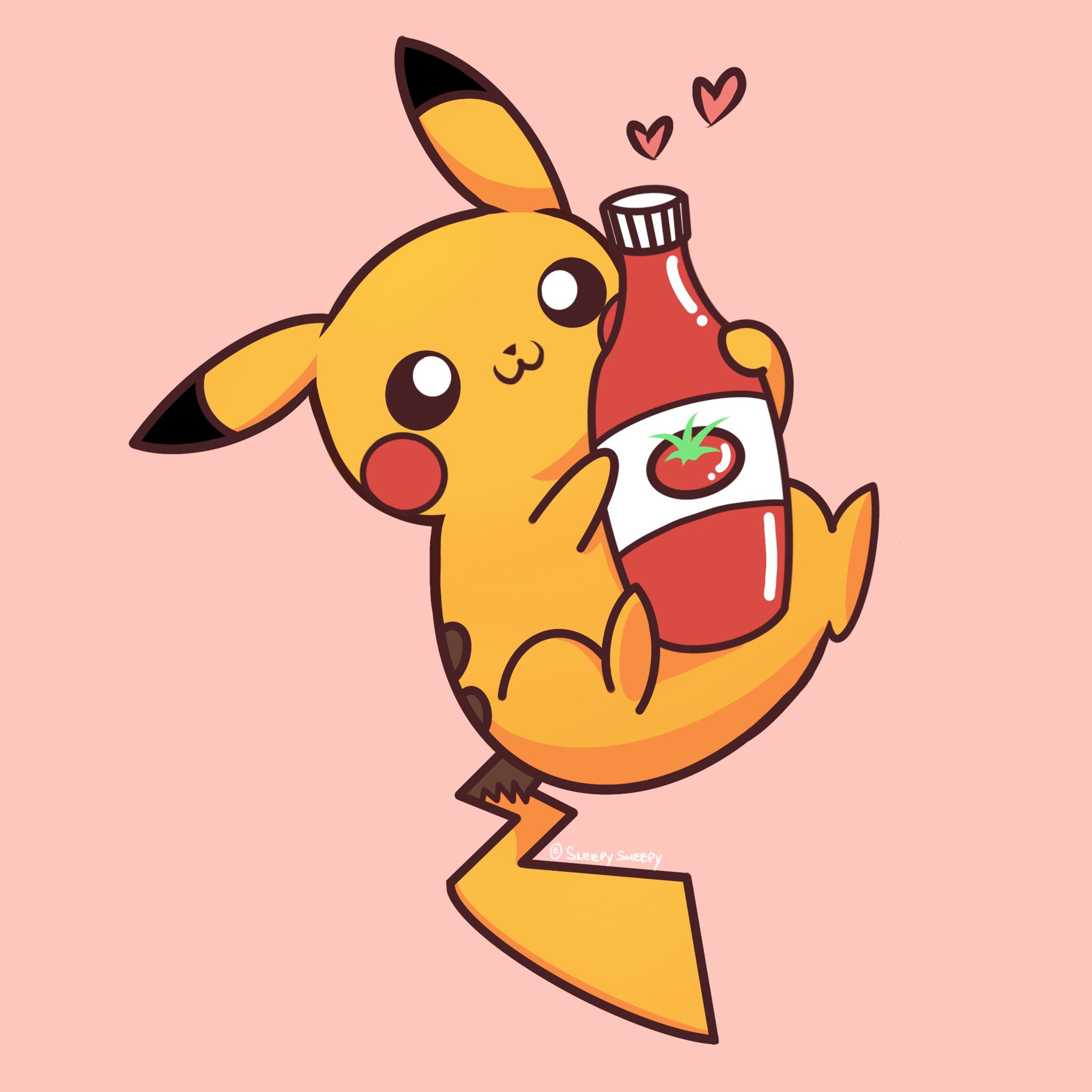 Pikachu With Ketchup