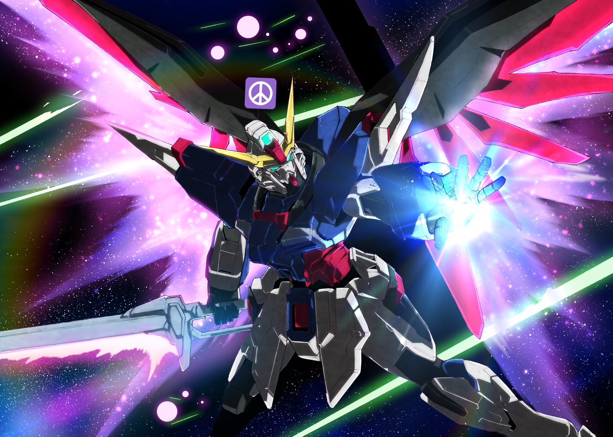 robot mecha v-fin no humans weapon mobile suit wings illustration images