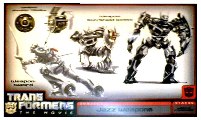 Transformers Gun Sword Shield