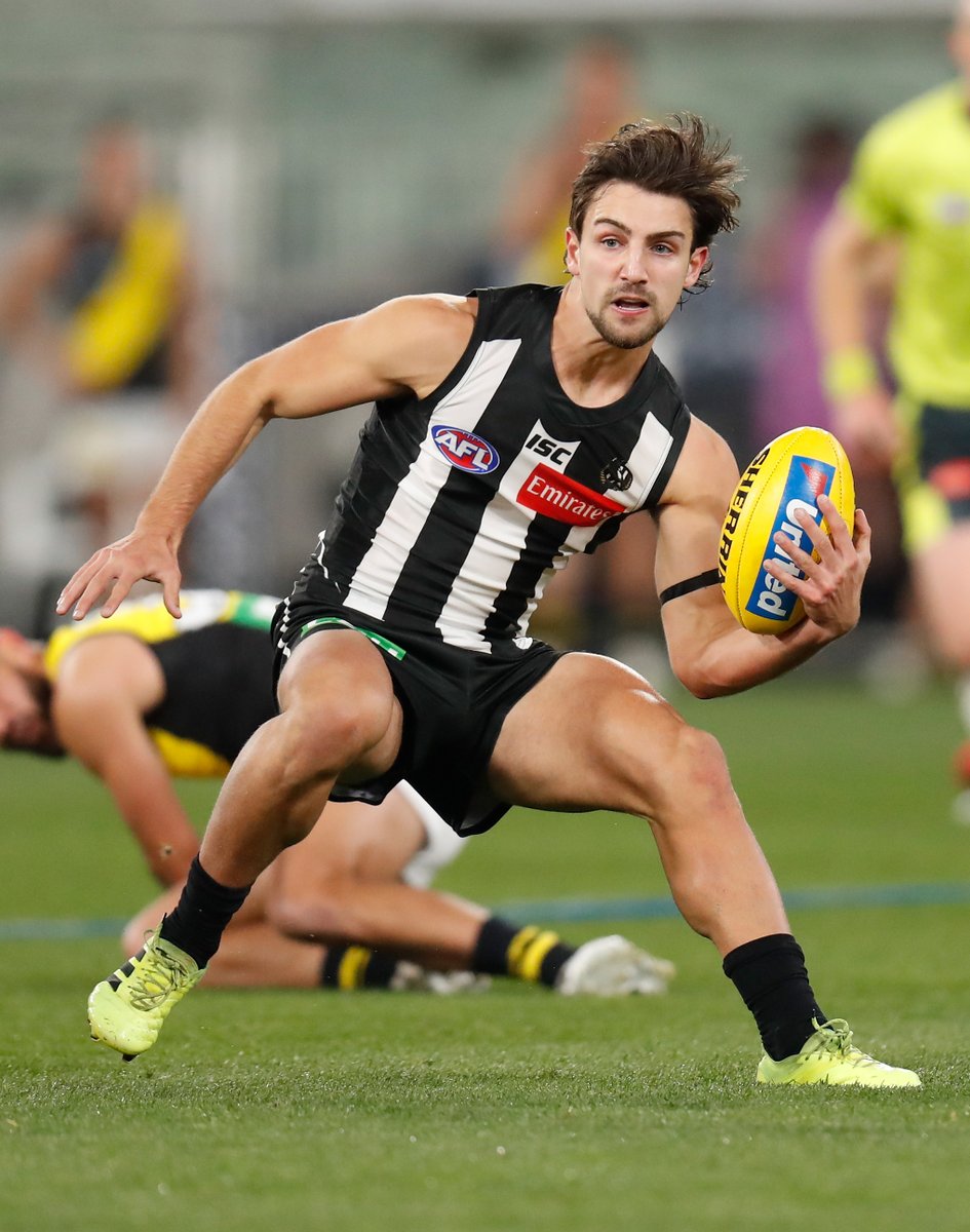 10 disposals, three marks, 59 SuperCoach - with eight minutes left in ...