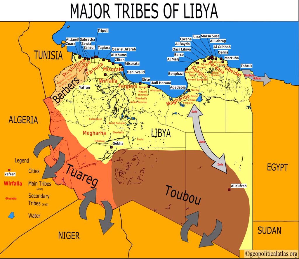 Tuareg Tribe Map