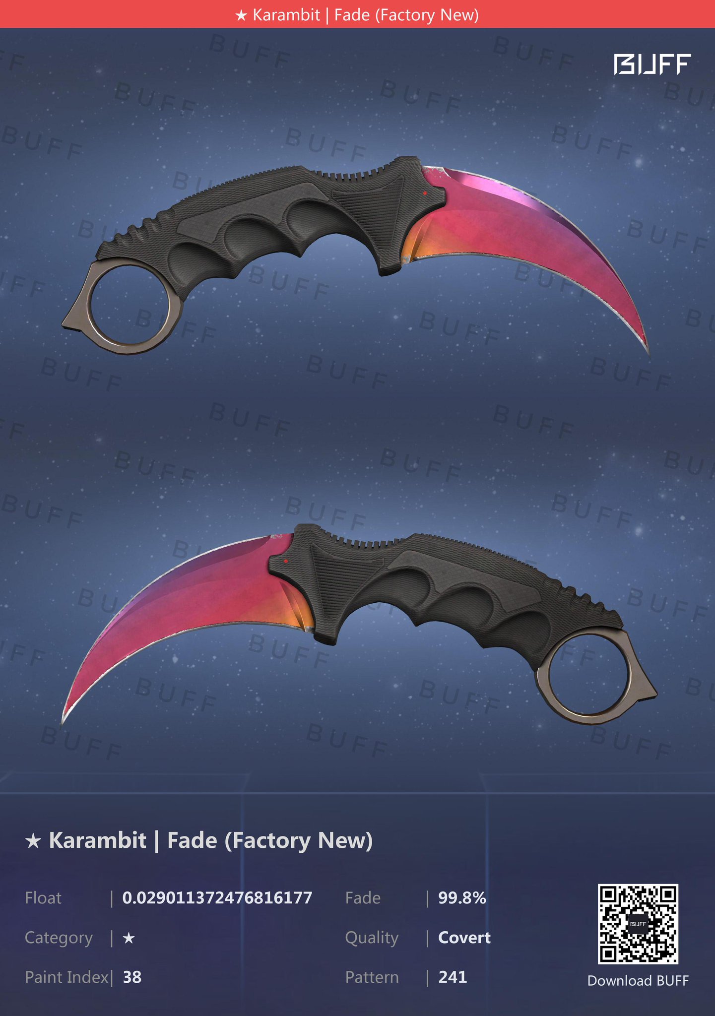 Karambit Fade