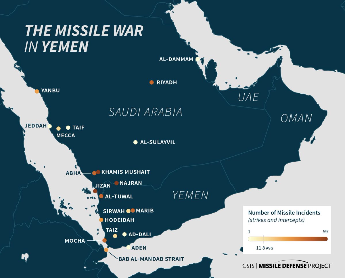 Between March 2015 and April 2020, the Arab coalition reported over 162 ...