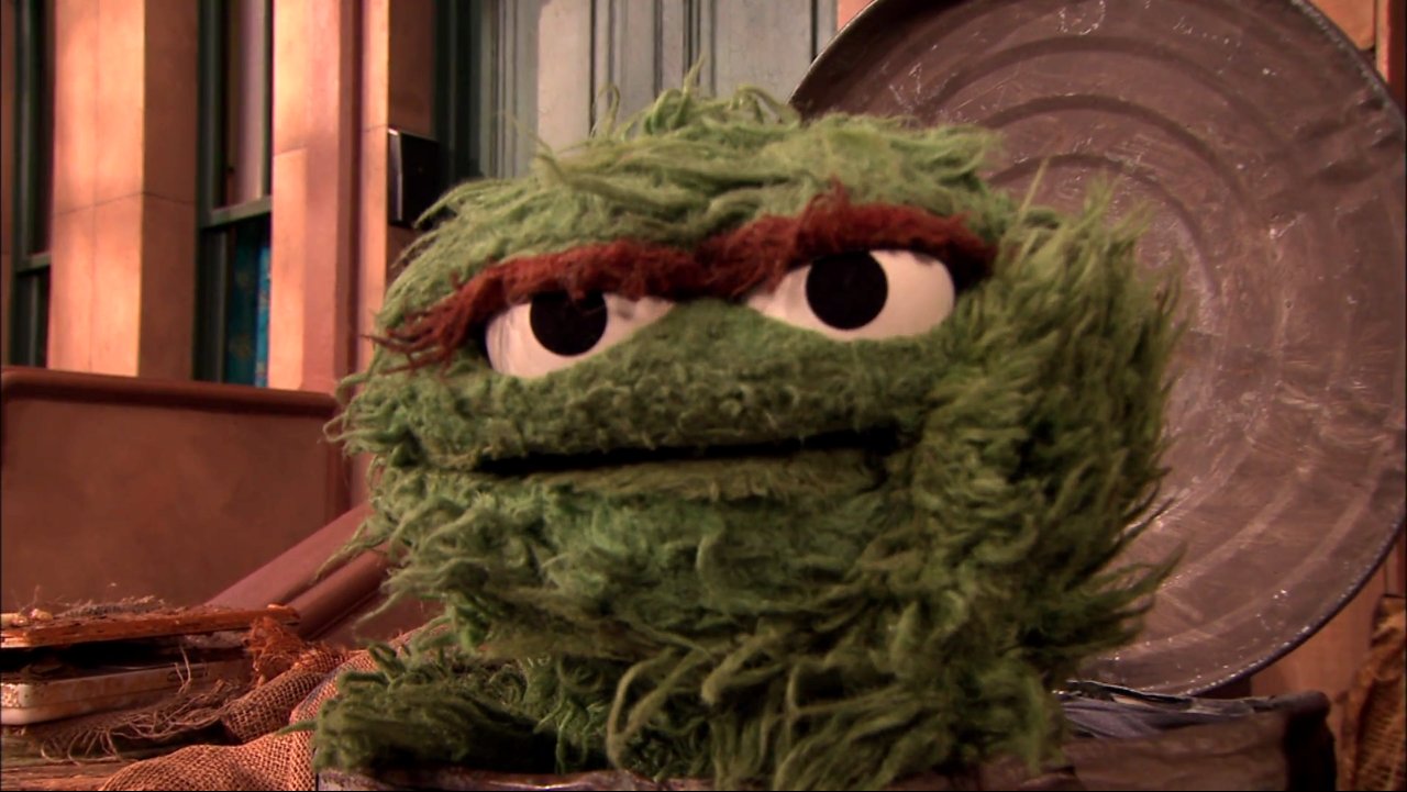 Oscar The Grouch Angry