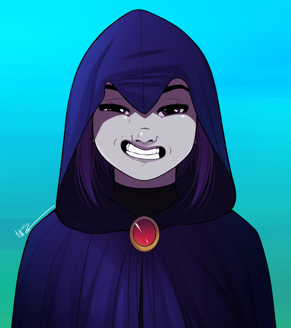 Teen Titans Raven Smiling