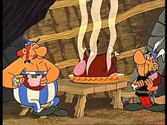 Obelix Eating