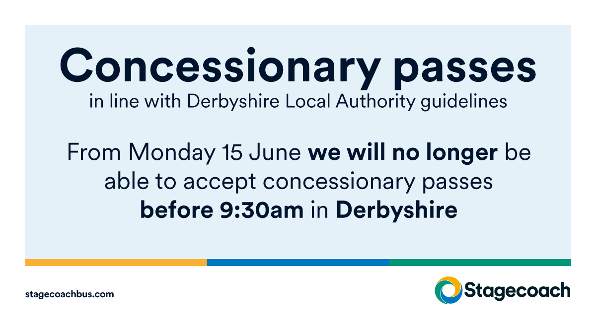 Stagecoach East Midlands on Twitter: "In line with Derbyshire Local Authority guidelines, we ...