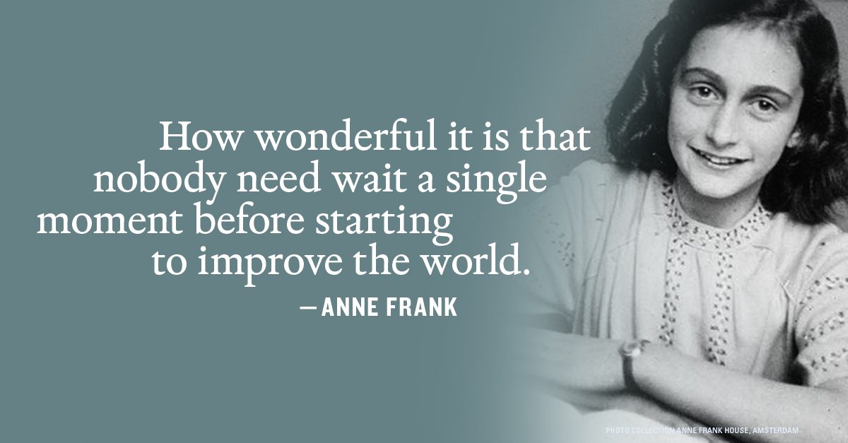 US Holocaust Museum on Twitter: "#OTD 91 years ago, #AnneFrank was born ...