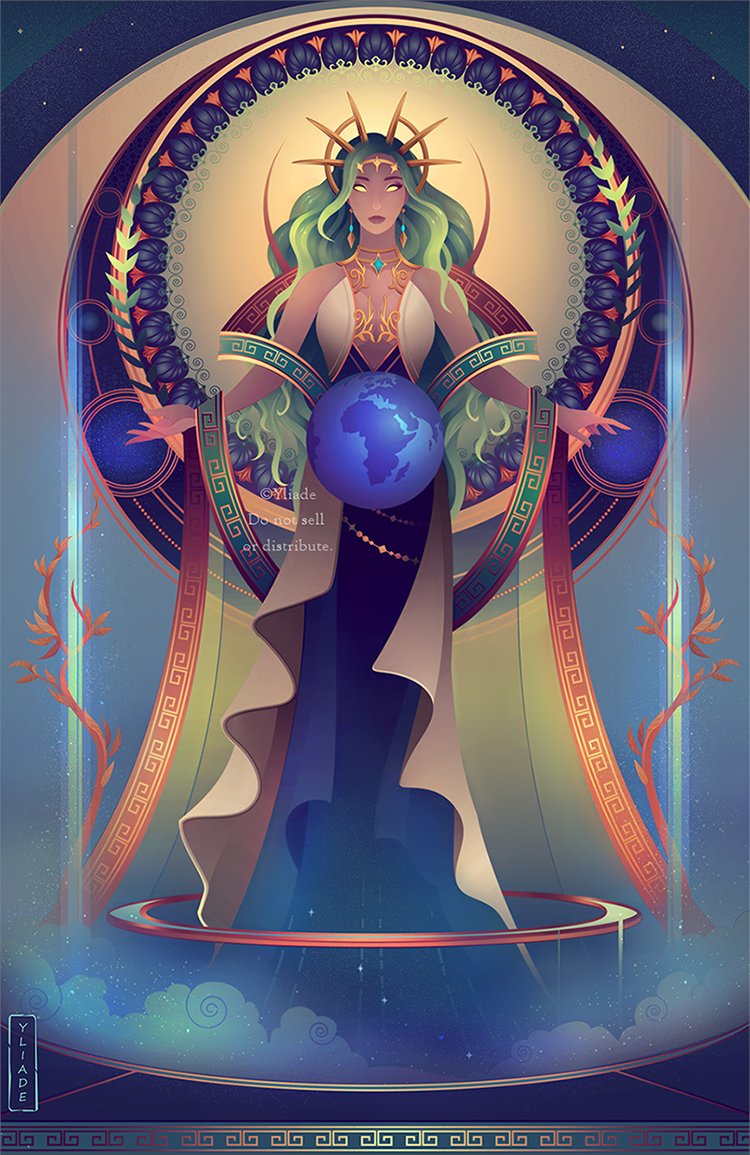 Greek Goddess Of Earth Gaia