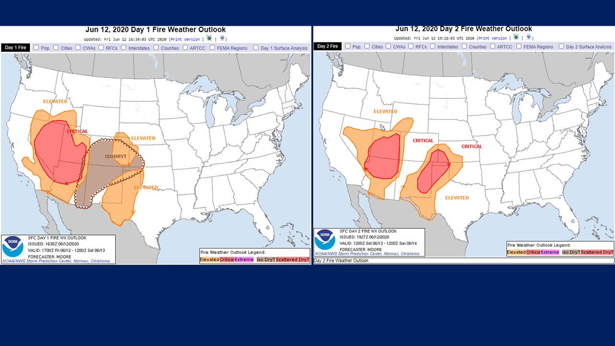 Much of Arizona to see elevated-critical Fire Danger levels from this ...