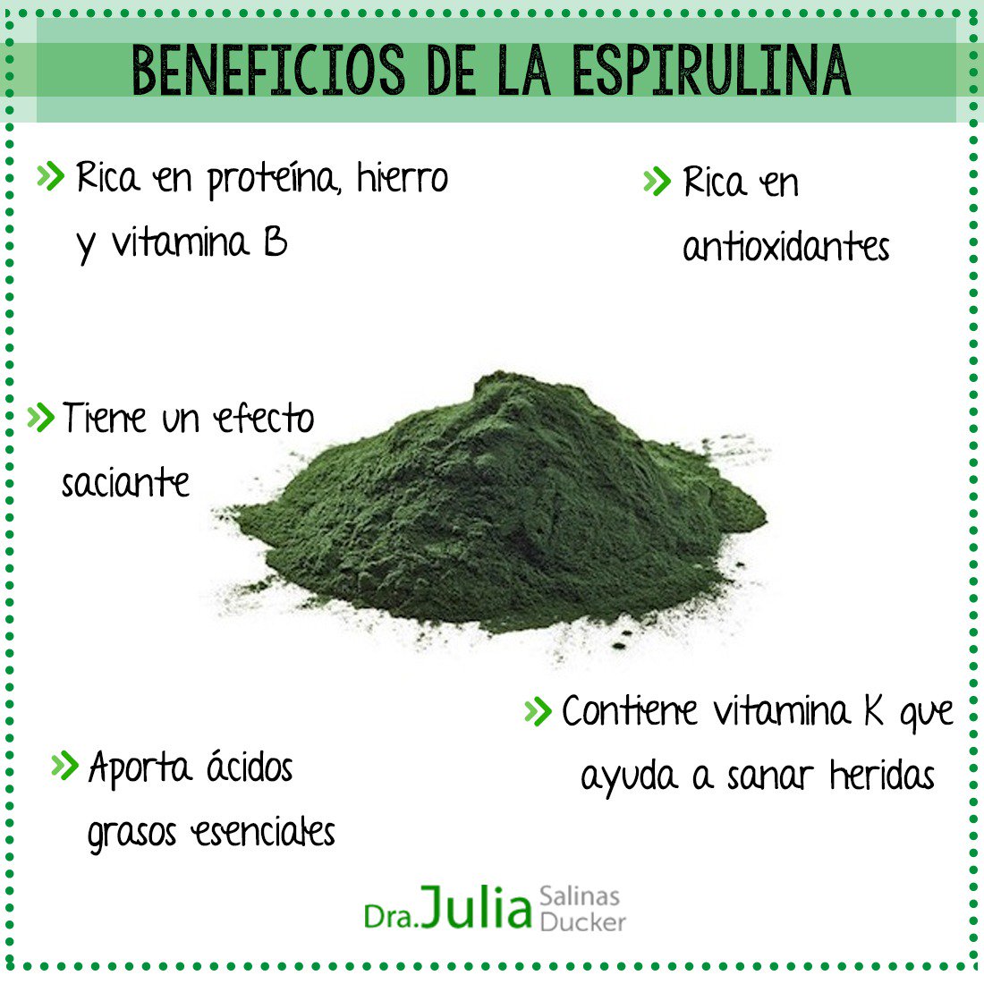 Salud y Vida Natural on Twitter: "Todo sobre el Alga Espirulina: propiedades, beneficios y usos ...