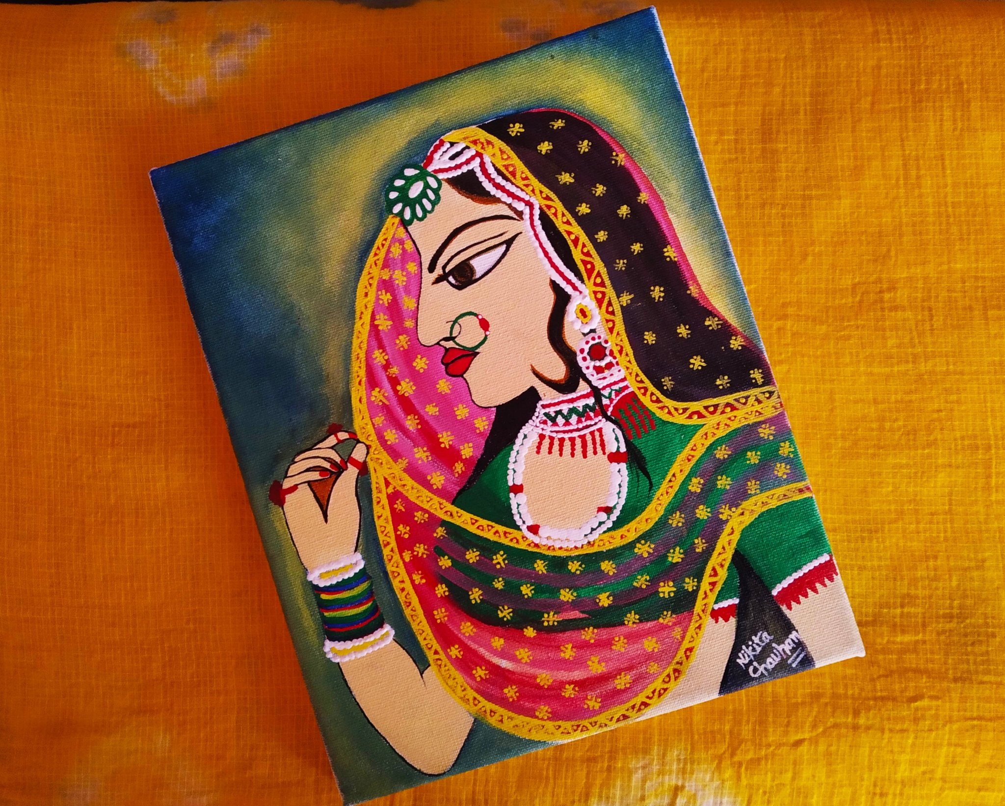 Easy Indian Culture Paintings