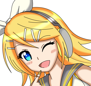 Rin Kagamine Face