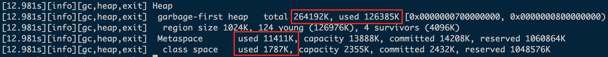 Gunnar Morling 🌍 on Twitter: "3⃣ By passing the "-Xlog:gc+heap+exit" option to the java process ...