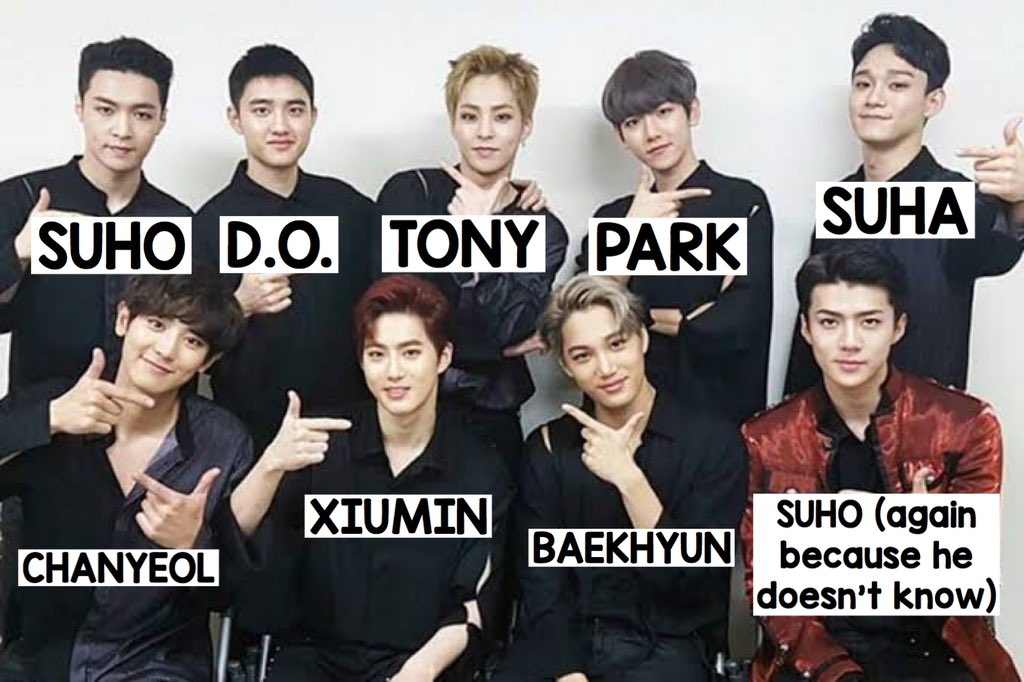 Exo Members Names