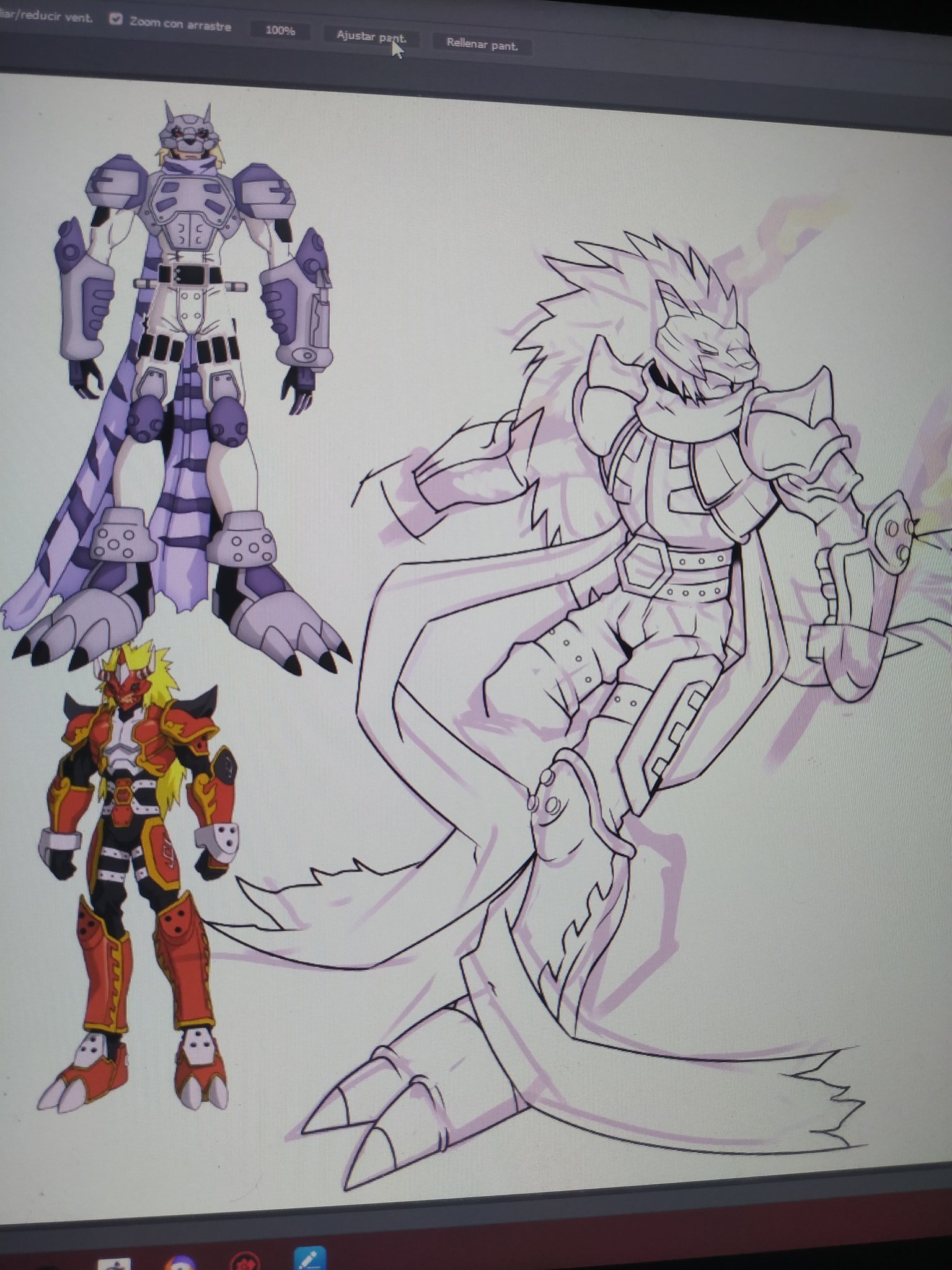 Digimon Frontier Agunimon And Lobomon