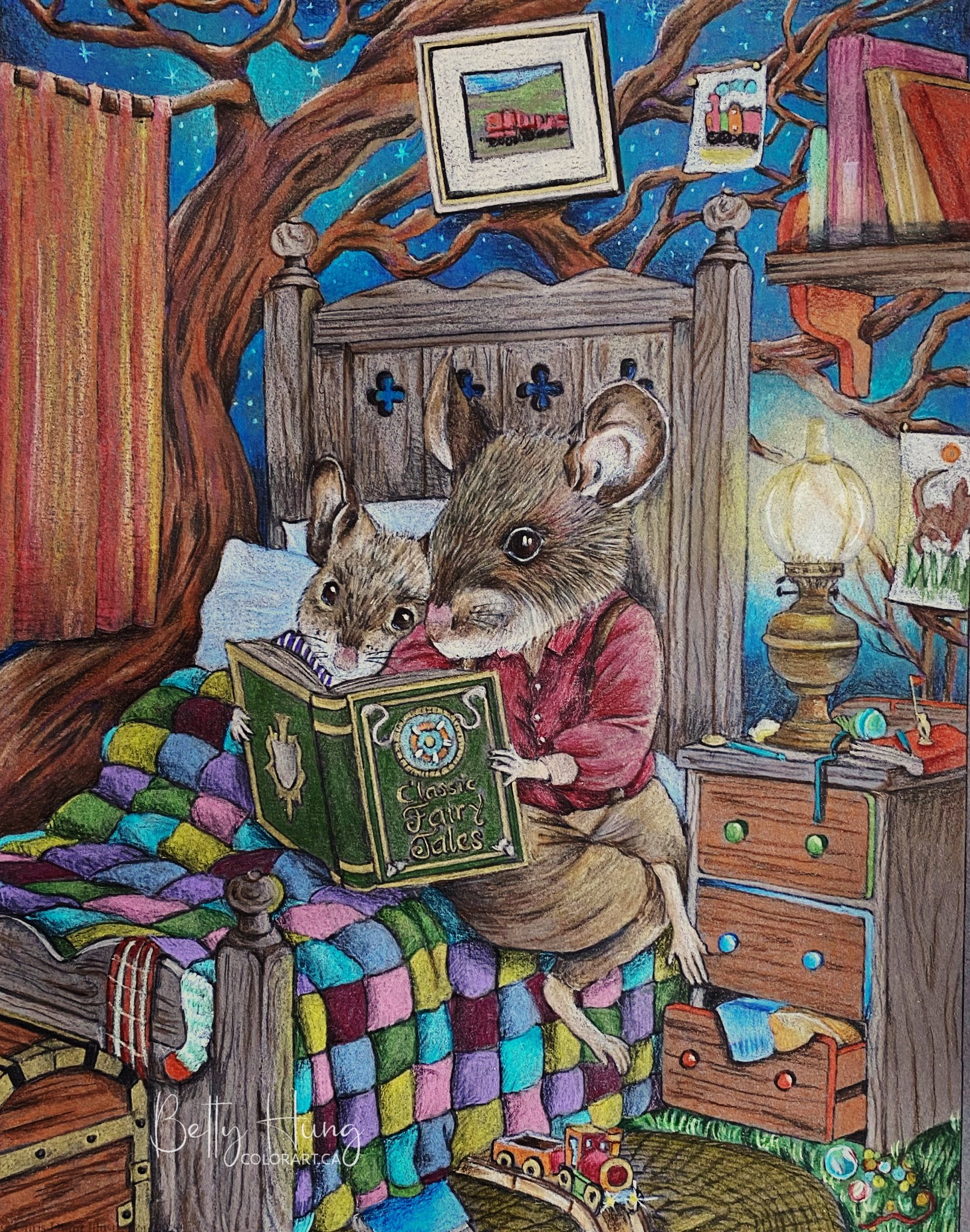 Bedtime Story Illustration