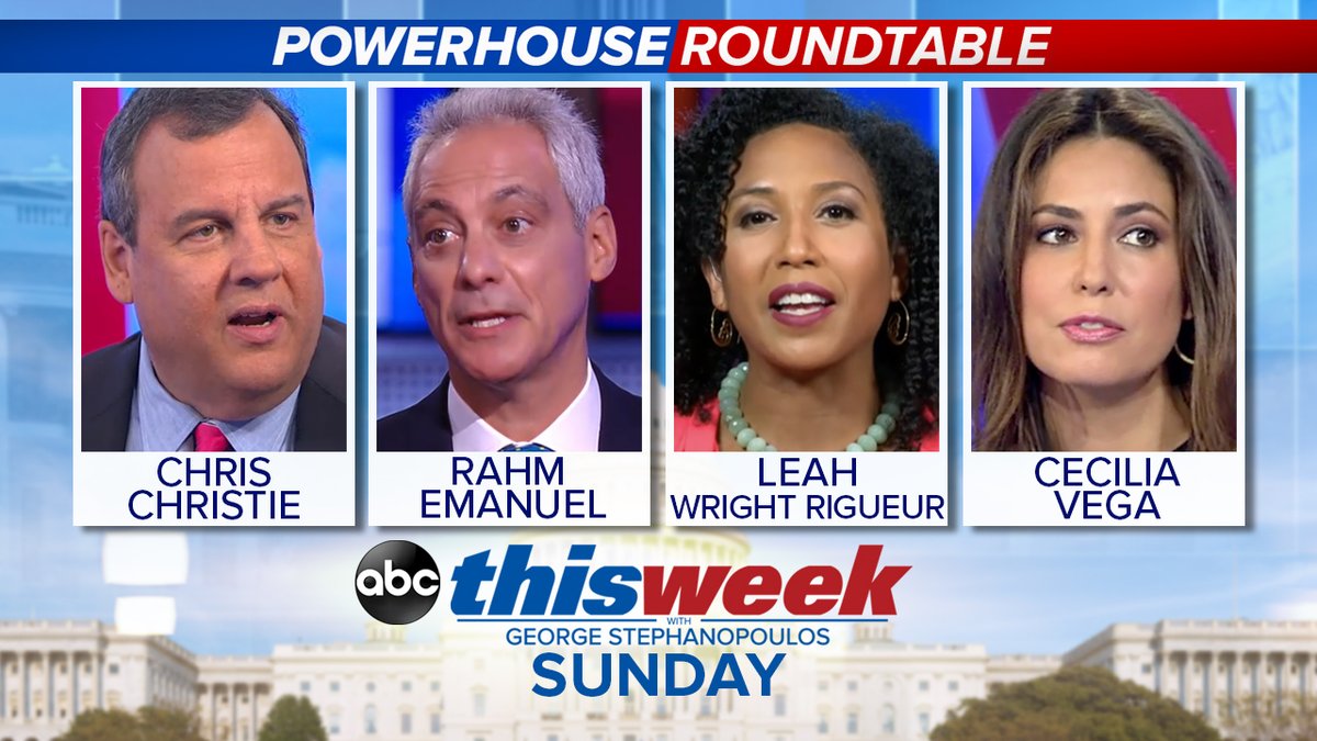 .GovChristie, RahmEmanuel, CeciliaVega and LeahRigueur join the ...