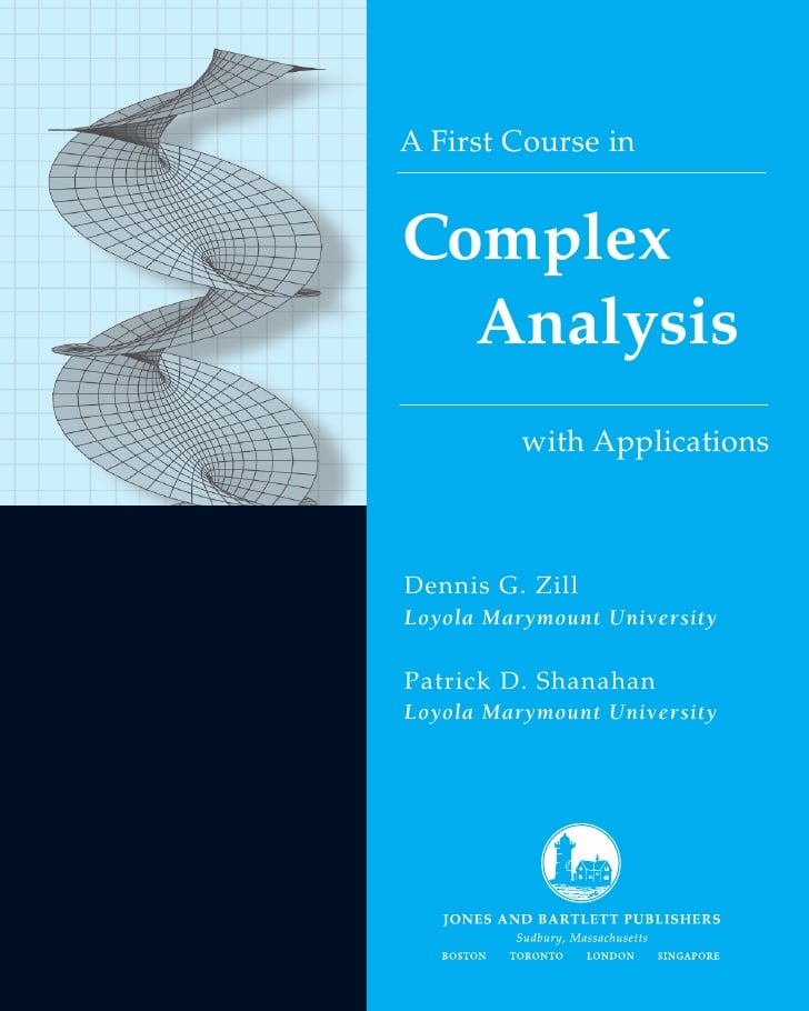 El Solucionario on Twitter: "A First Course in Complex Analysis with Applications - Dennis G ...